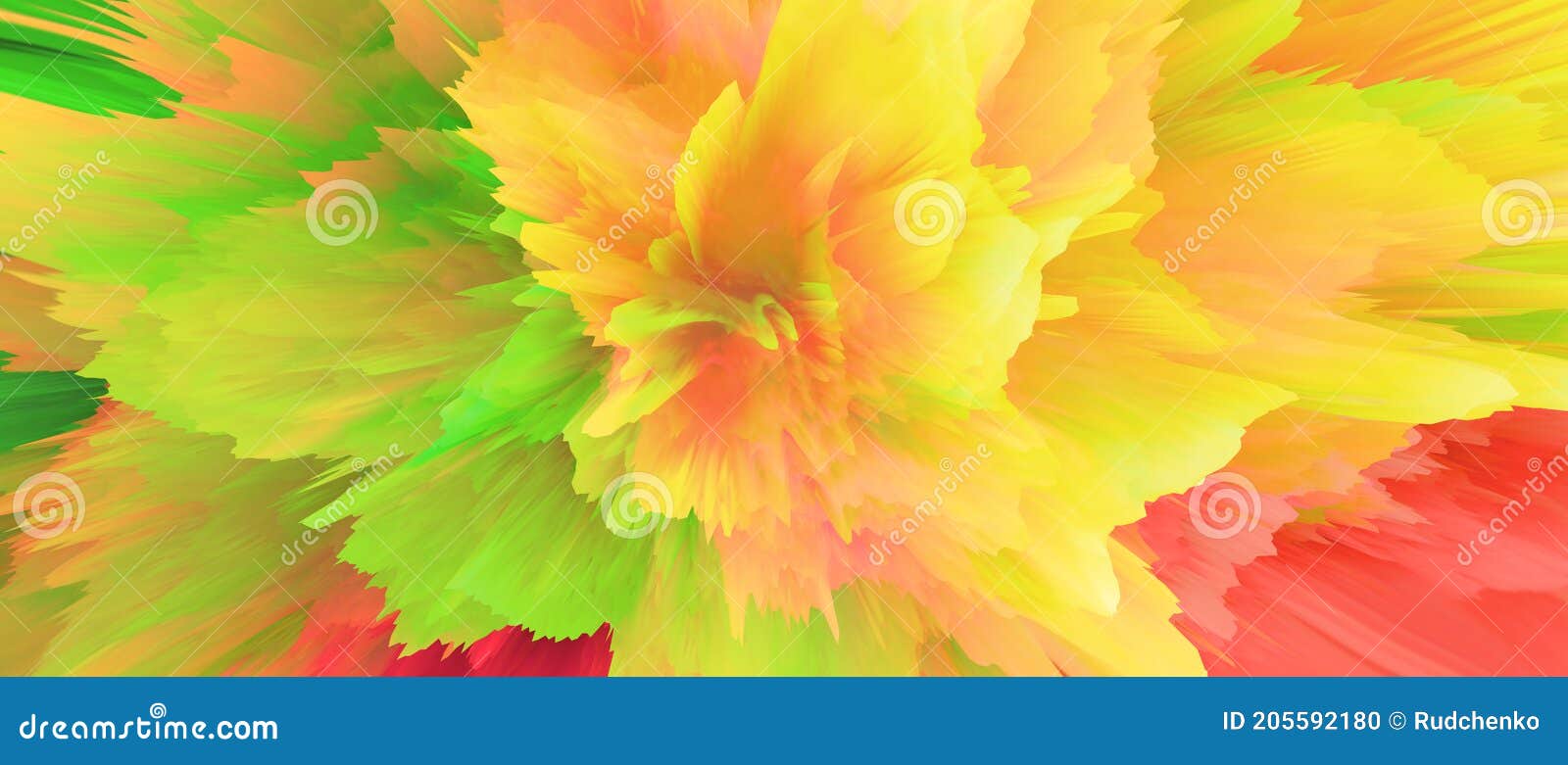 Digital 3D Illustration. Color Blot Splash Stock Photo - Image of ...