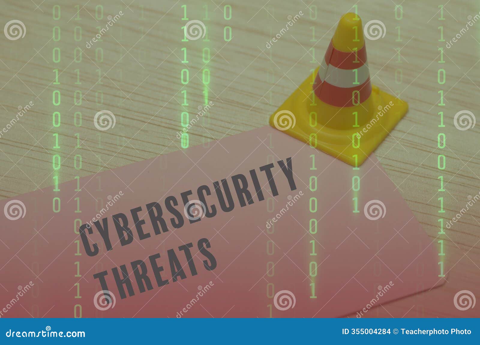 Digital Danger: a Cybersecurity Threat Symbolized by a Traffic Cone ...