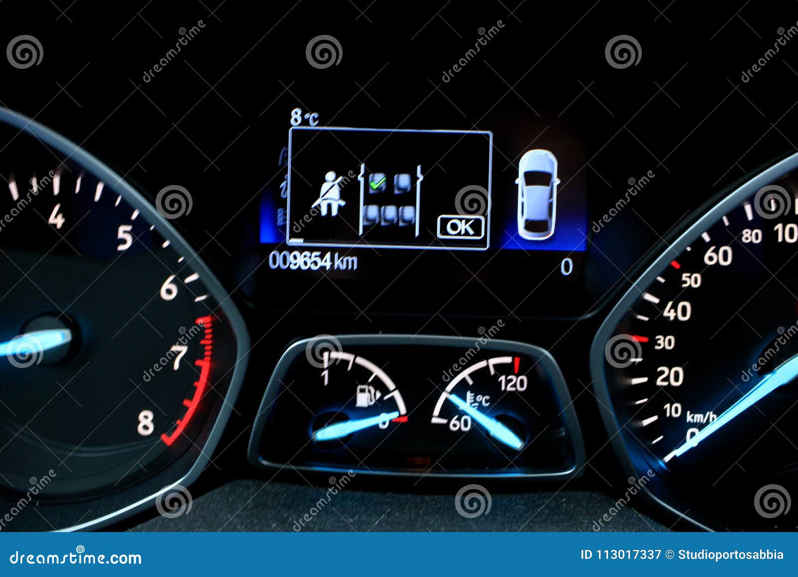 Modern car Dashboard stock image. Image of automotive - 113017337