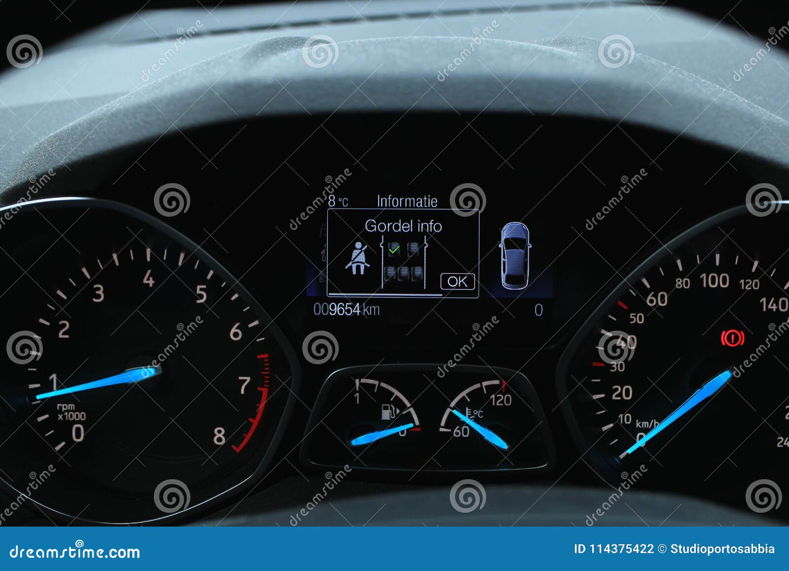Modern car Dashboard stock photo. Image of vehicle, dashboard - 114375422