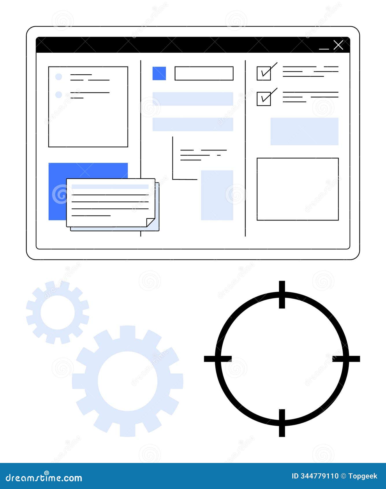 Digital Dashboard with Task Management Features and Settings ...