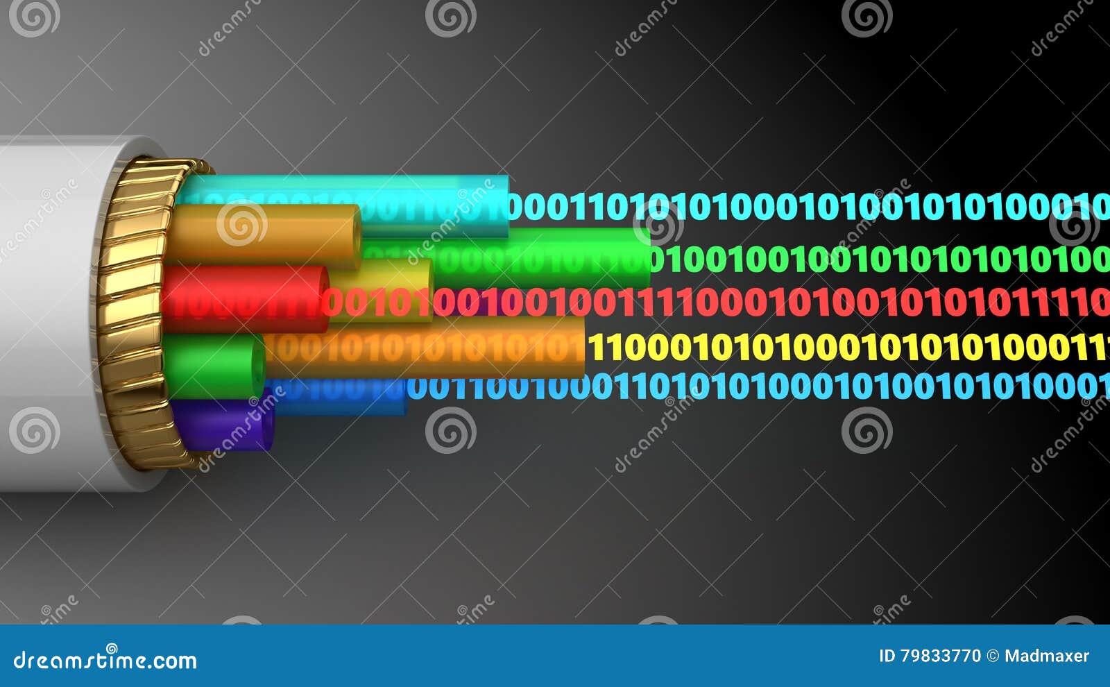 Digital data stock illustration. Illustration of wire - 79833770