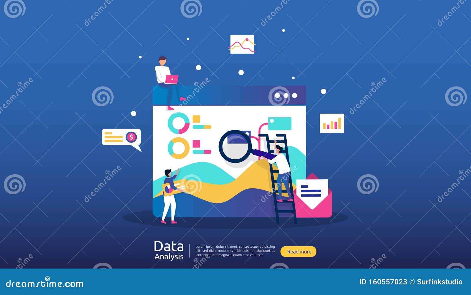 Digital Data Analysis Concept for Market Research and Digital Marketing ...