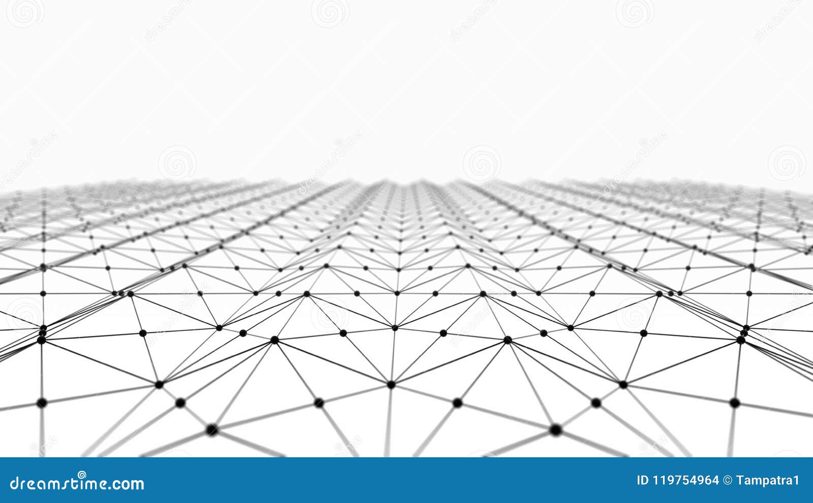 Digital Data and Black Network Connection Triangle Lines Stock ...
