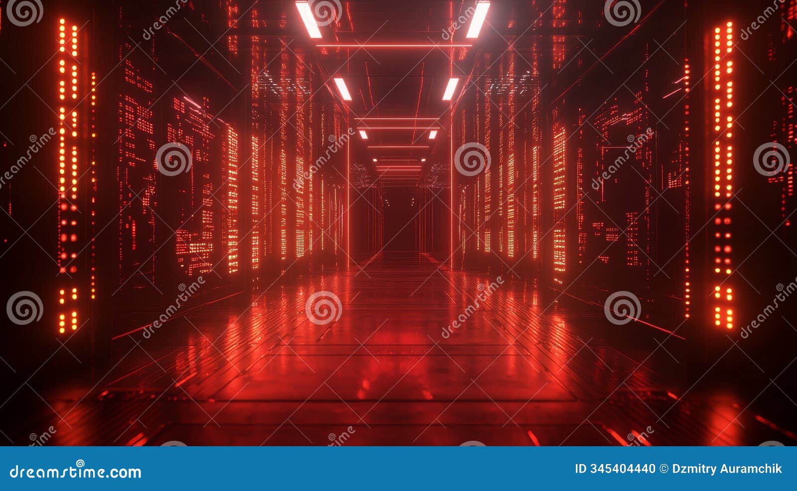 Digital Data Center Light Signals Represent a Future Concept of a Cyber ...