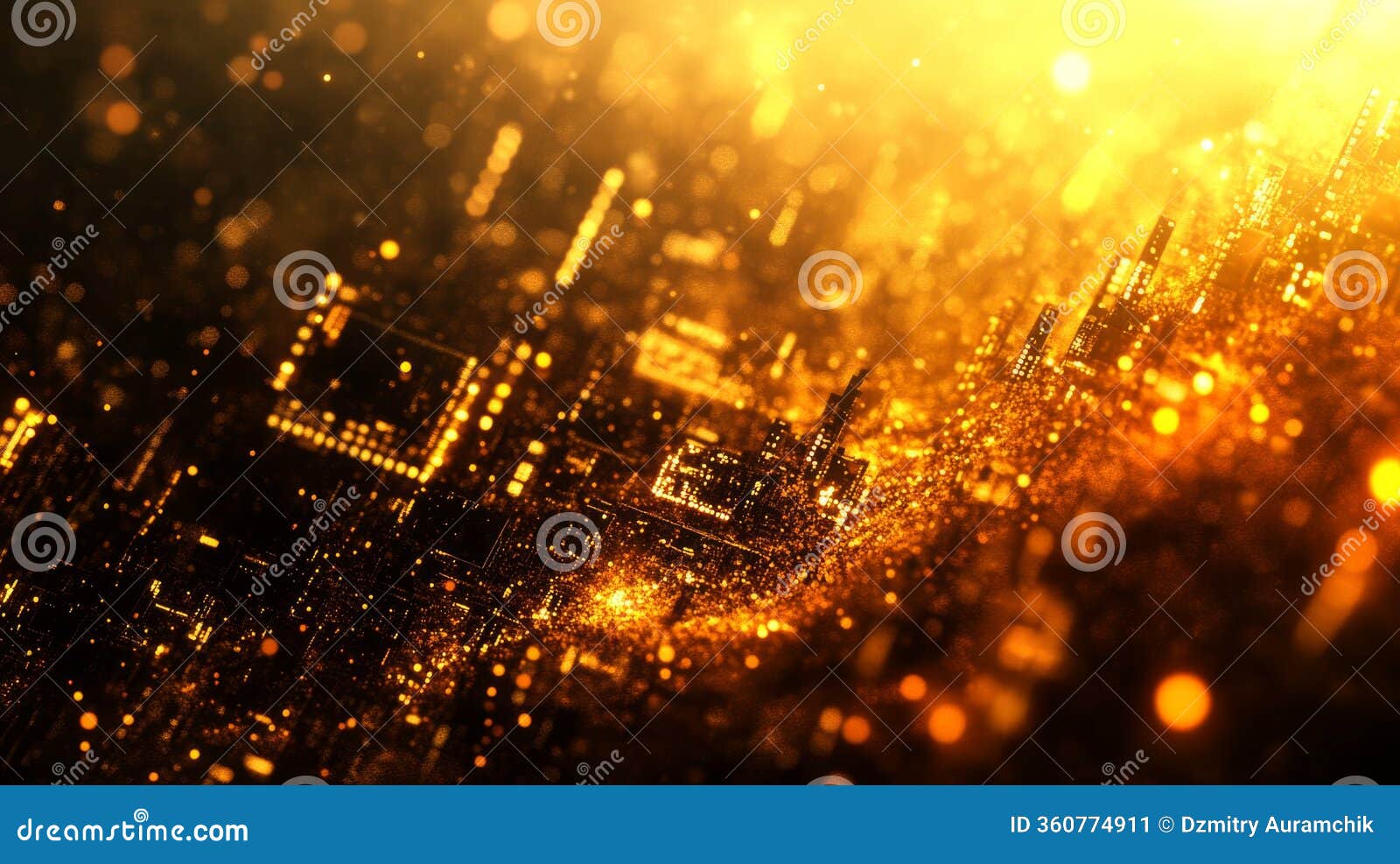 The Digital Data Center S Corridor is Illuminated by the Server Racks ...