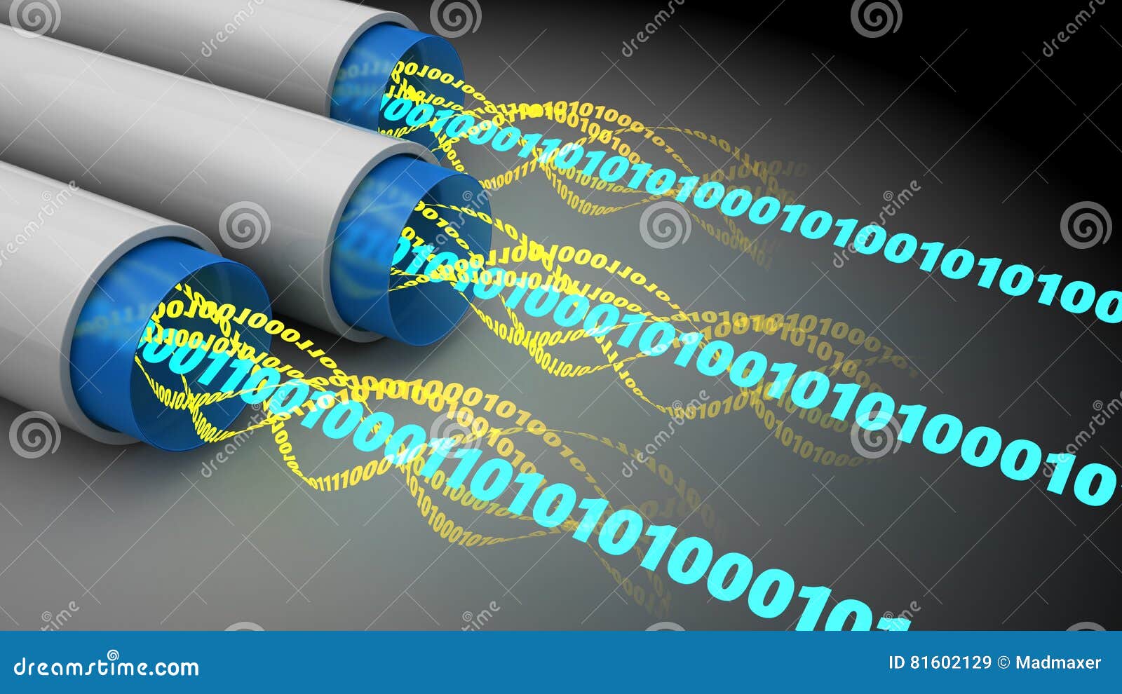 Digital data stock illustration. Illustration of zero - 81602129