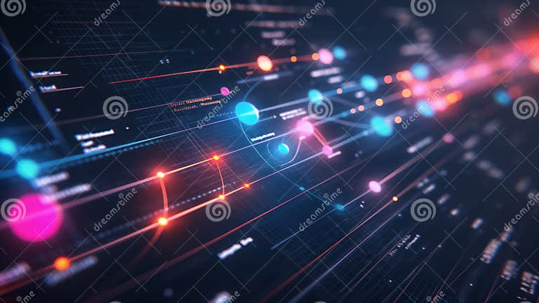 Digital data exchange stock photo. Image of light, stage - 318902574
