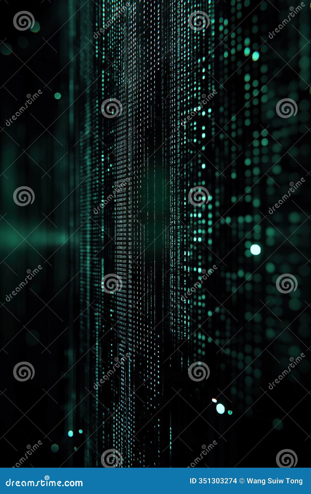 Digital Data Flow Creates Intricate Patterns in a Dark Environment ...