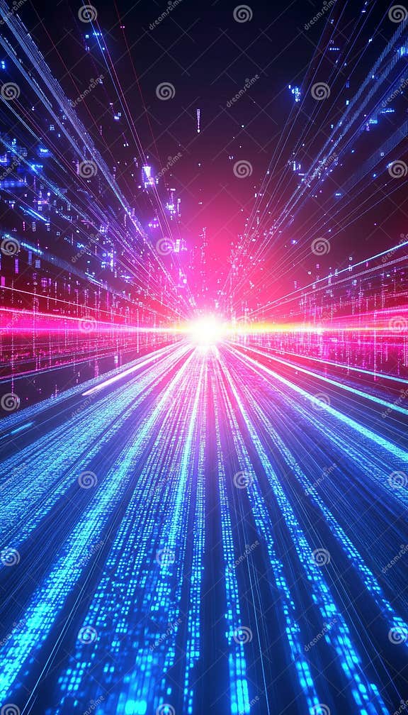 Digital Data Flow on Highway Fast Speed Transfer and Digital ...
