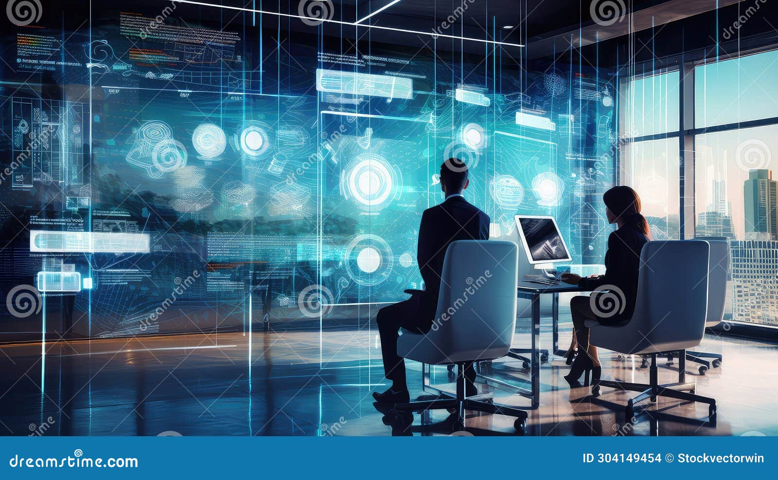 Digital Data Innovation Background Stock Illustration - Illustration of ...