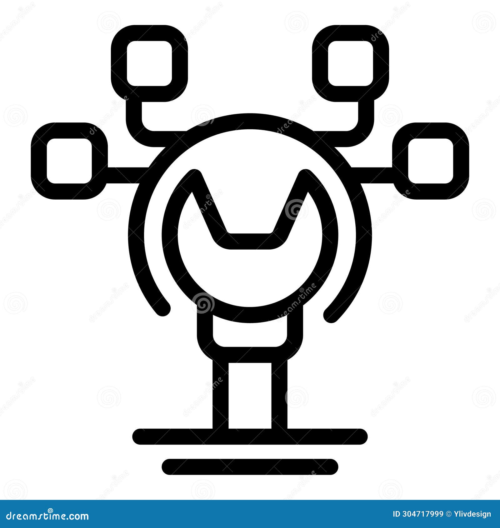 Digital Data Key Icon Outline Vector. Information Accident Stock Image ...