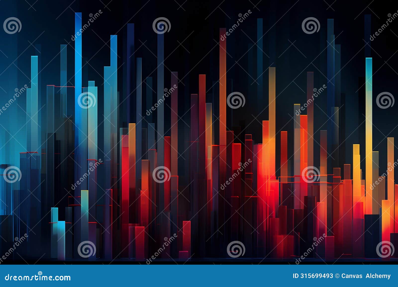 Digital Data Motion Abstract Stock Image - Image of gradient, design ...