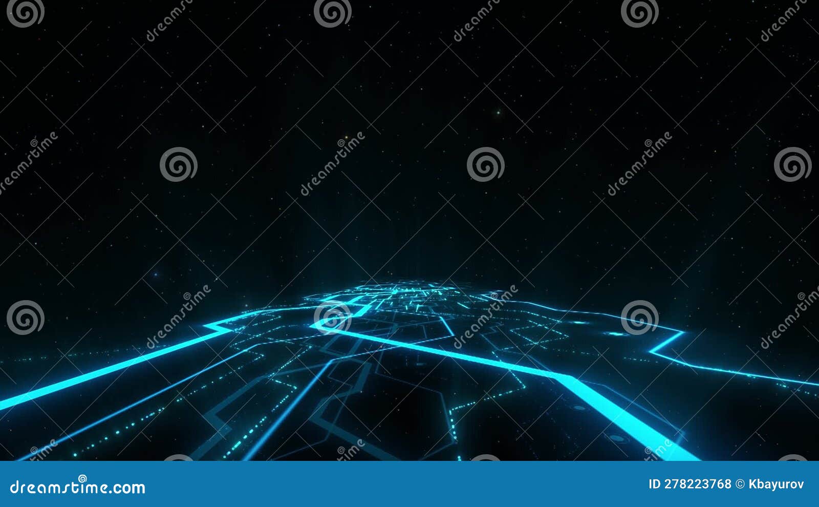 Digital Data Moving on Circuit Board and CPU Loop Backgrounds. Stock Footage - Video of ...