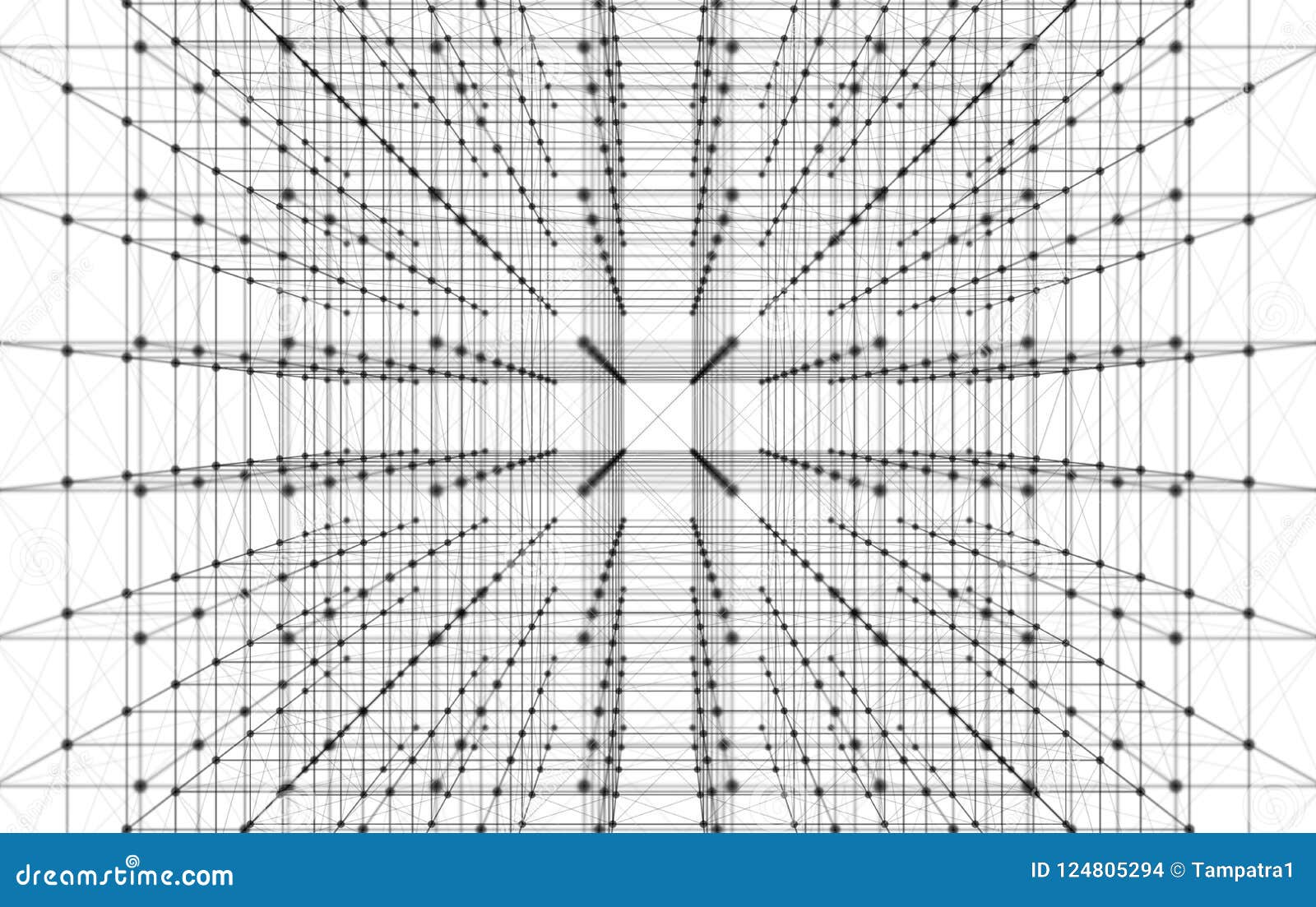 Digital Data and Network Connection Triangle Lines and Spheres I Stock ...
