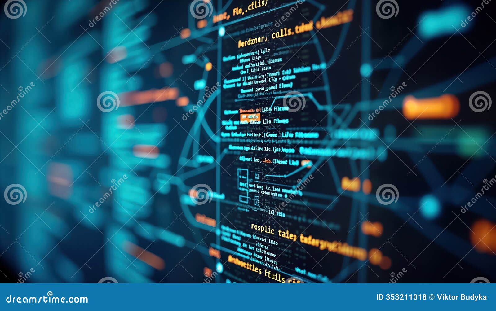 Digital Data Organization Concept Displayed On Screen. Metadata Tagging, Taxonomy Structures ...