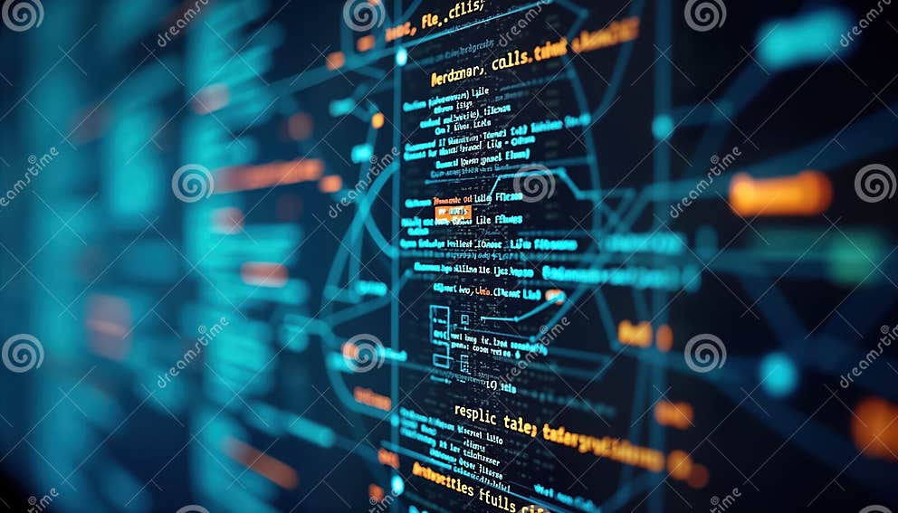 Digital Data Organization Concept Displayed on Screen. Metadata Tagging, Taxonomy Structures ...