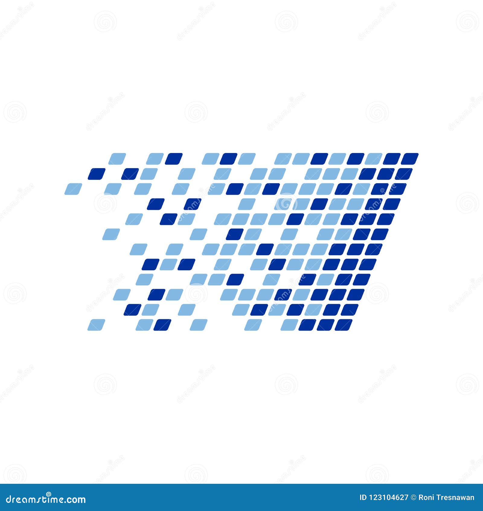 Digital Data Platform Fragments Design Stock Vector - Illustration of ...