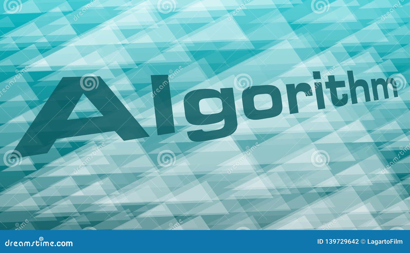 Digital Data Processing Algorithm Vector Symbol Creative Triangles