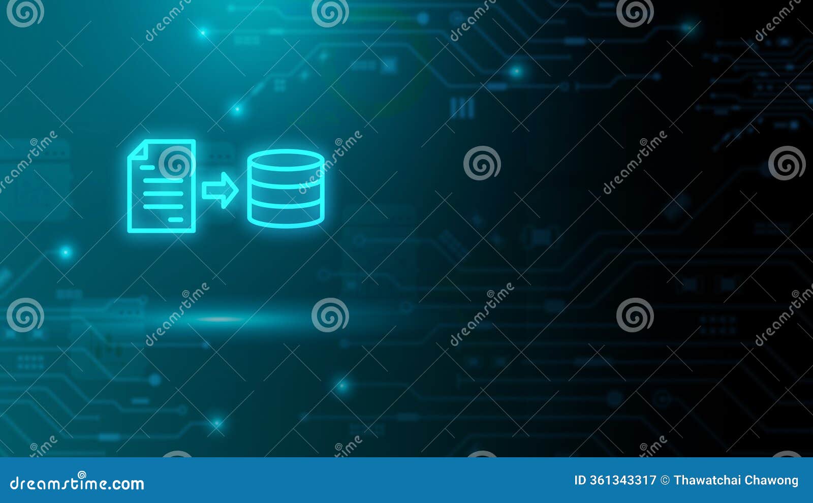 Digital Data Storage Technology Document Management System on Servers ...