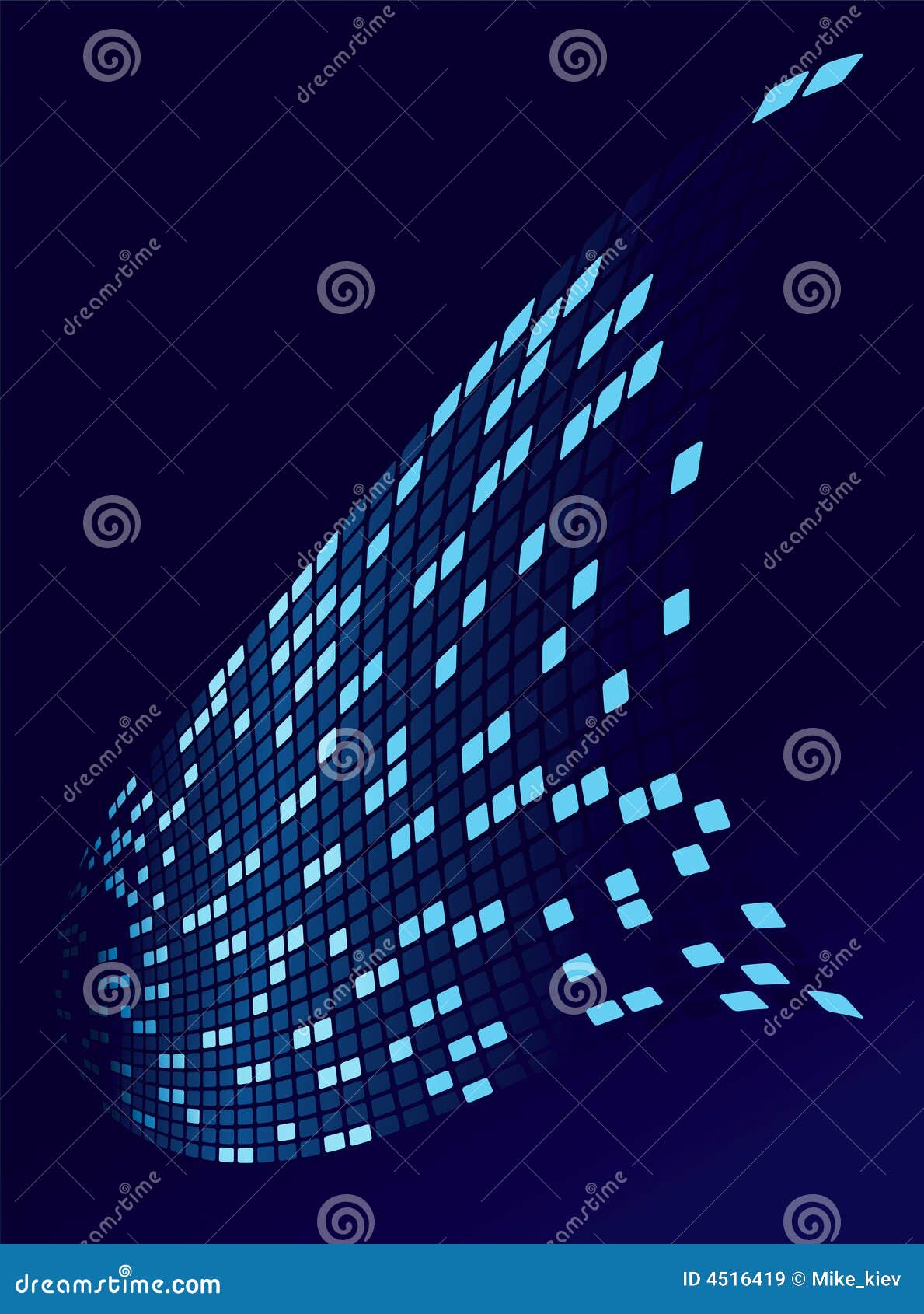 Digital data stream stock vector. Illustration of communications - 4516419