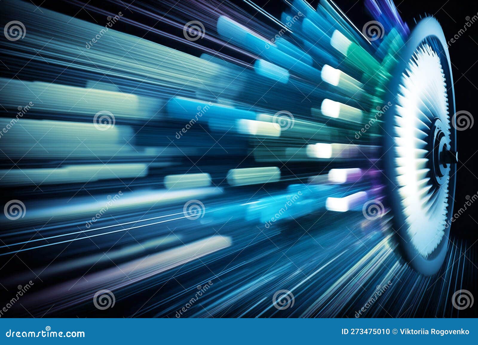 Digital Data Stream. Cyberbit Data Flow Stock Illustration ...