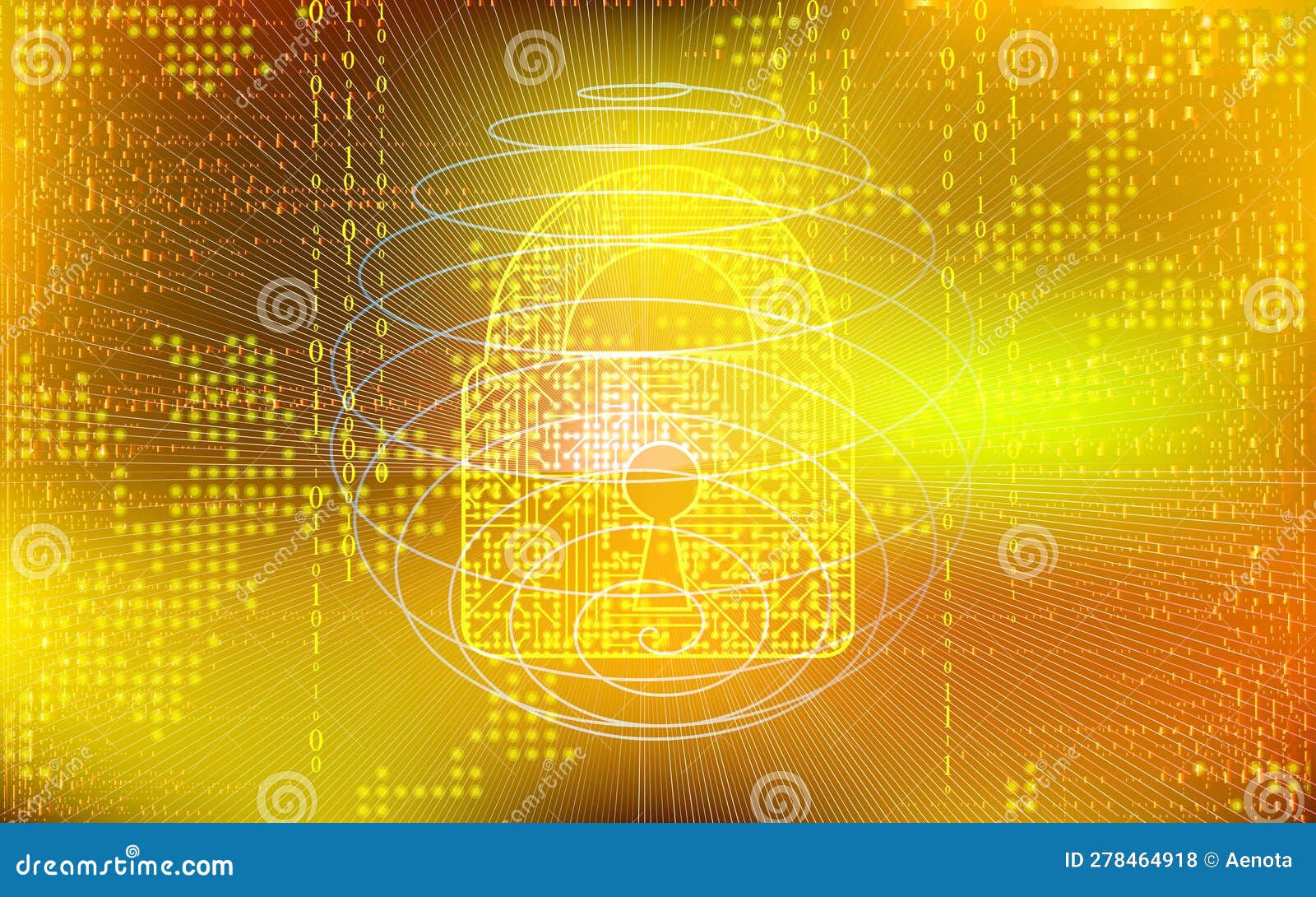 Digital Data Web Security Background Stock Vector - Illustration of ...