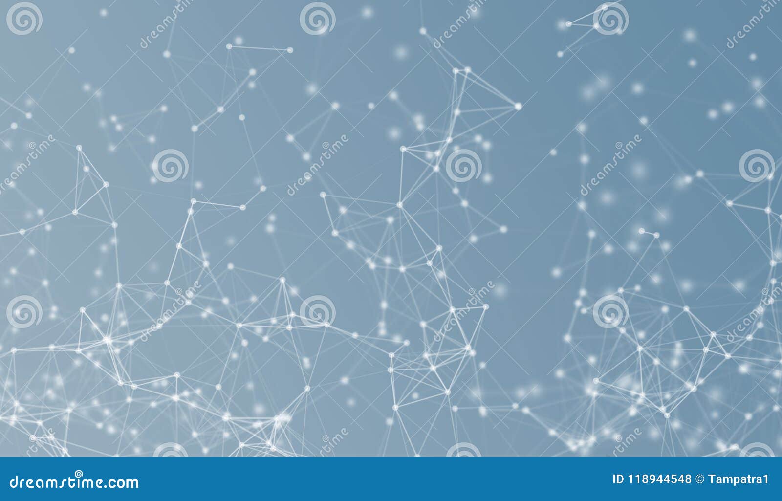 Digital Data and White Network Connection Lines for Technology Stock ...