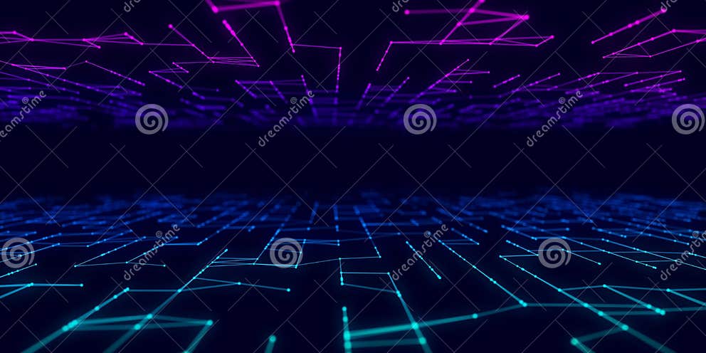 Digital Database Cyberspace. Decoding Algorithms Hacked Software. Cyber ...