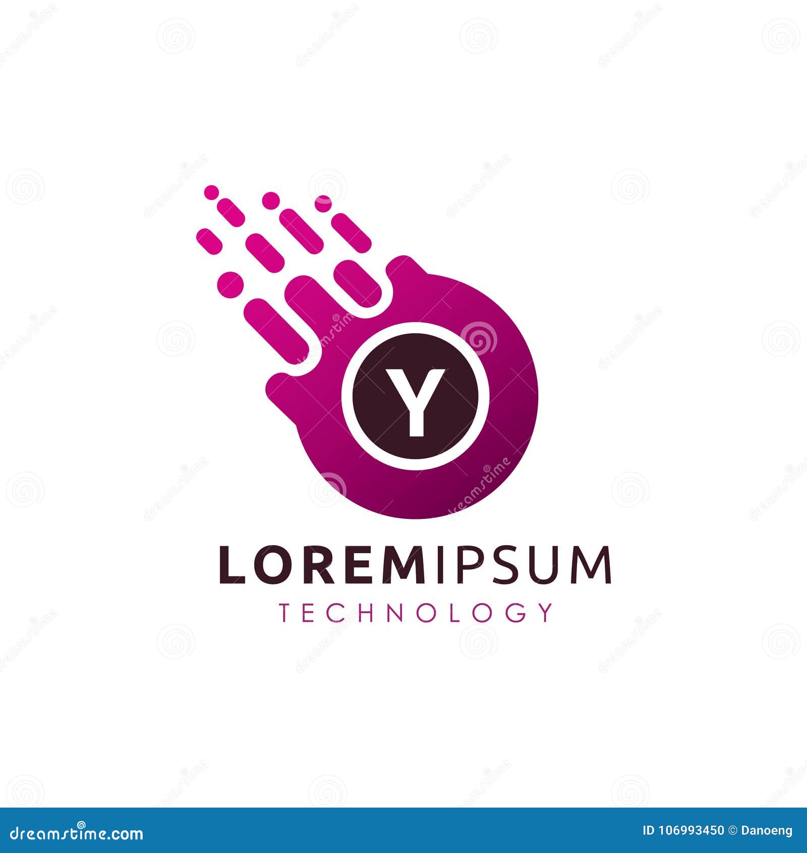 Digital-Daten-Ypsilon Logo Vector Stock Abbildung - Illustration von ...