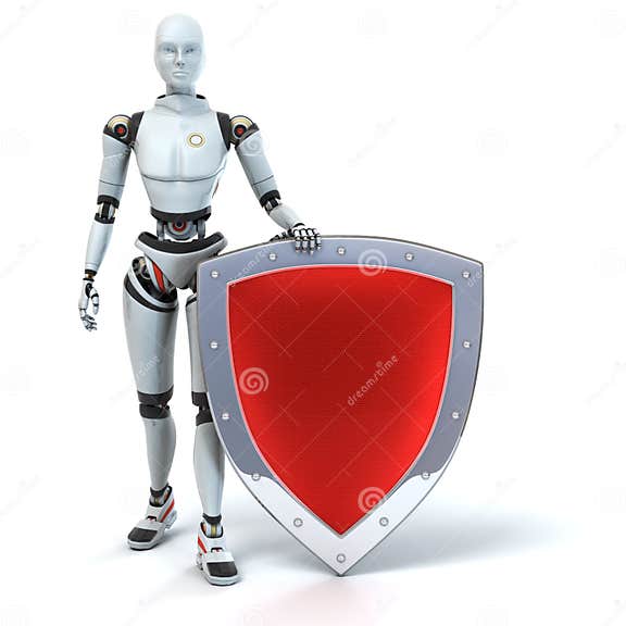 Digital defender stock illustration. Illustration of network - 49547933