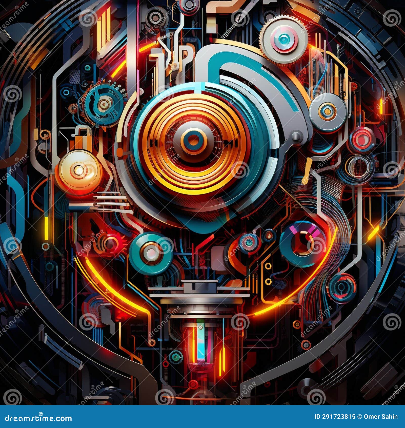 Digital Delicacy: Sculpting Beauty through Technology Stock Image ...