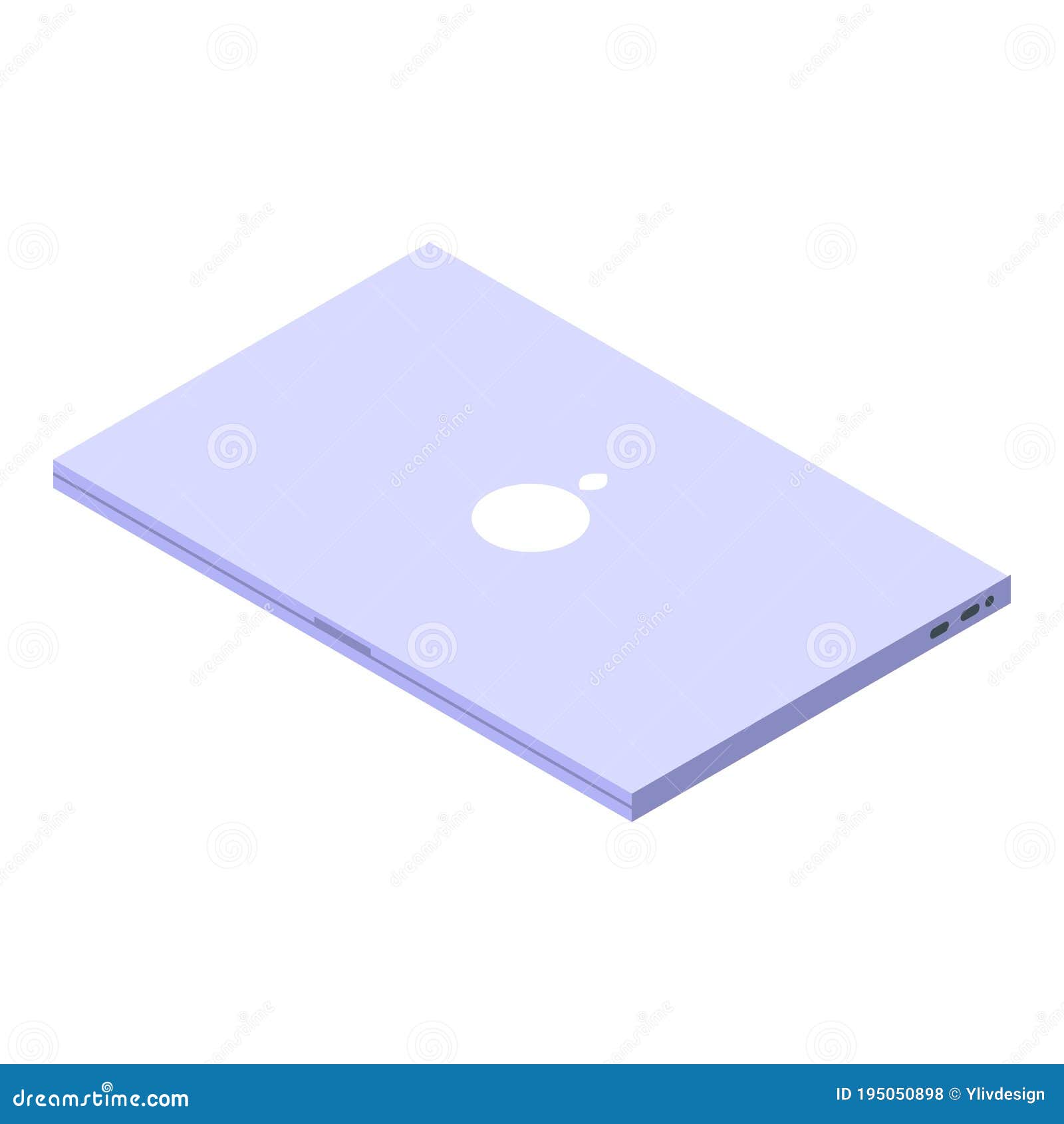 Digital Detoxing Laptop Icon, Isometric Style Stock Vector ...