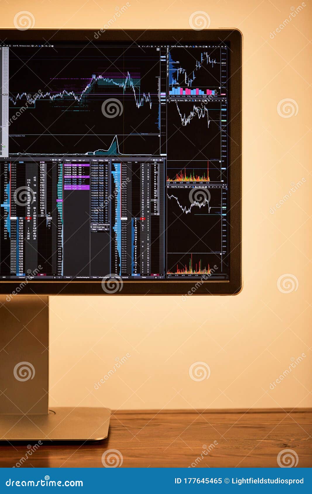 Of Digital Device with Charts and Editorial Image - Image of charts ...