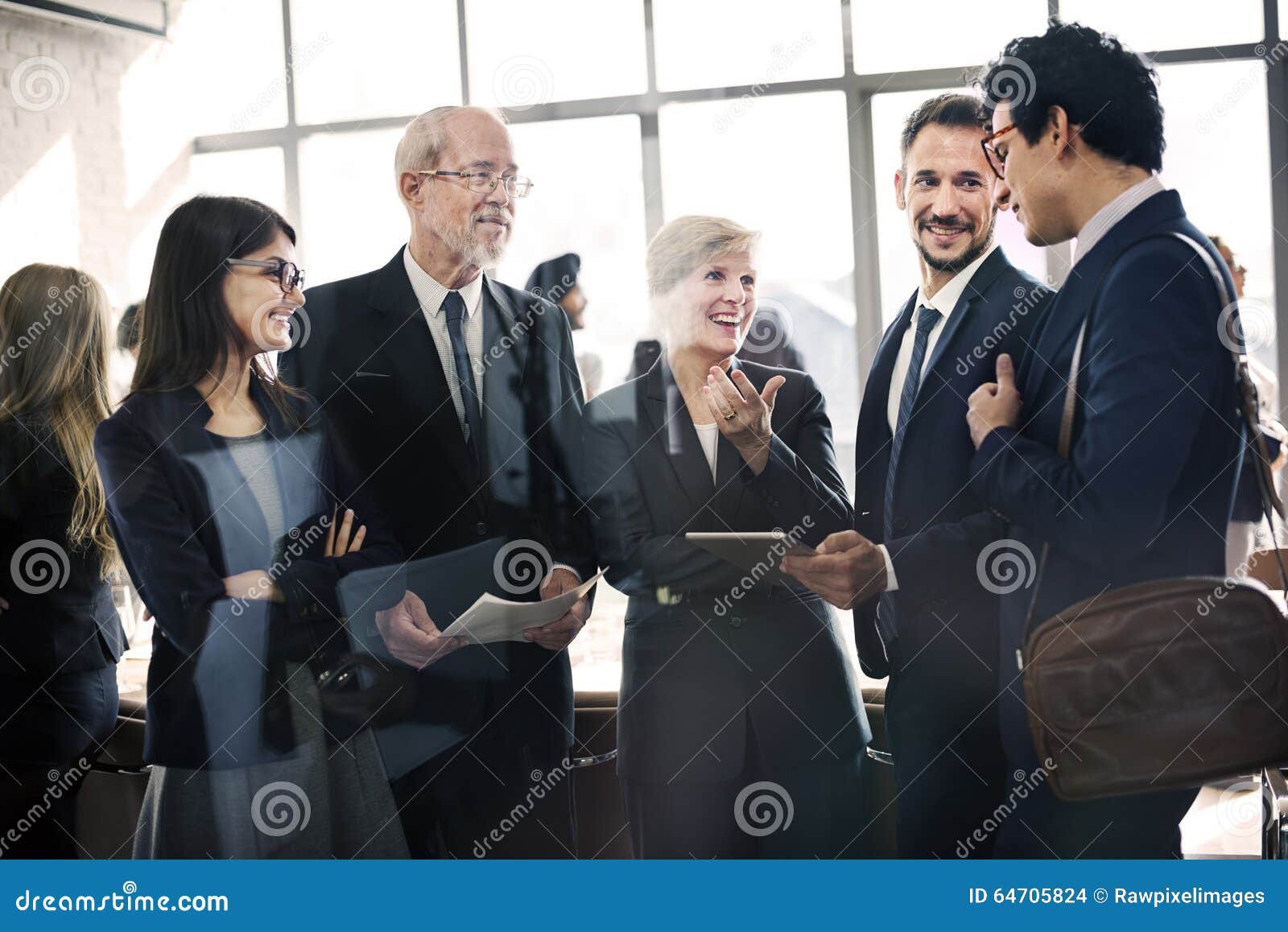 Digital Device Conference Strategy Planning Meeting Concept Stock Photo ...