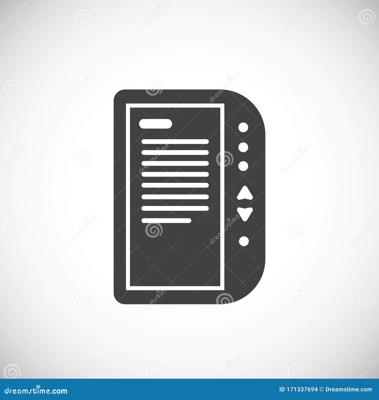Digital Device Icon on Background for Graphic and Web Design. Creative ...