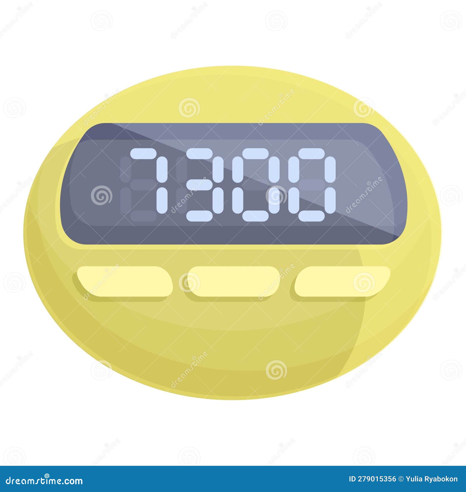Digital Device Icon Cartoon Vector. Wrist Screen Stock Vector ...