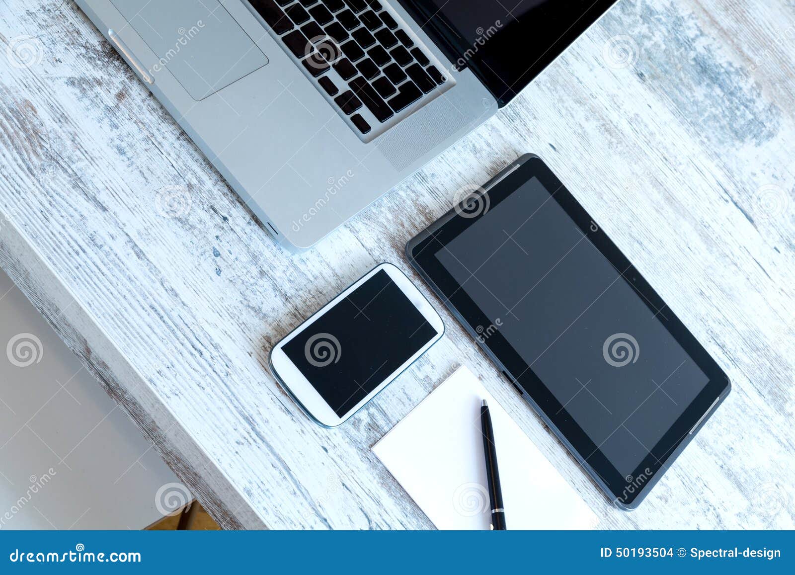 Digital Devices stock photo. Image of desktop, phone - 50193504