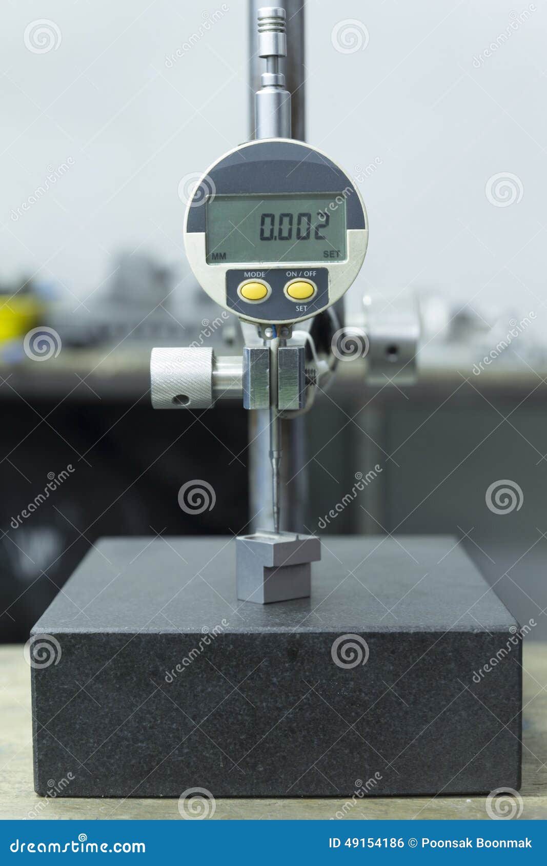 Digital Dial Gauge Measurement on Granite Table Stock Photo - Image of ...