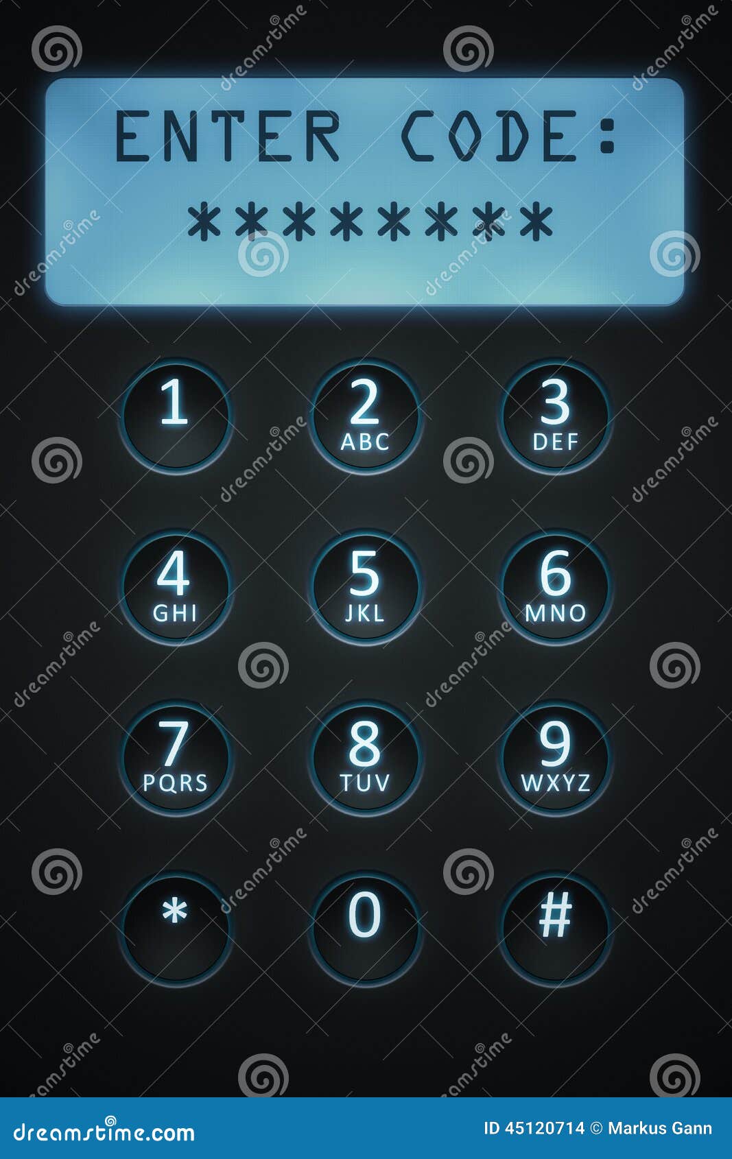 Digital dial plate stock illustration. Illustration of digital - 45120714