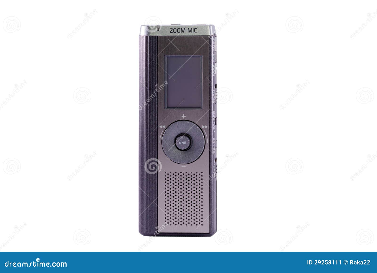 Digital Dictaphone stock image. Image of buttons, dictation - 29258111