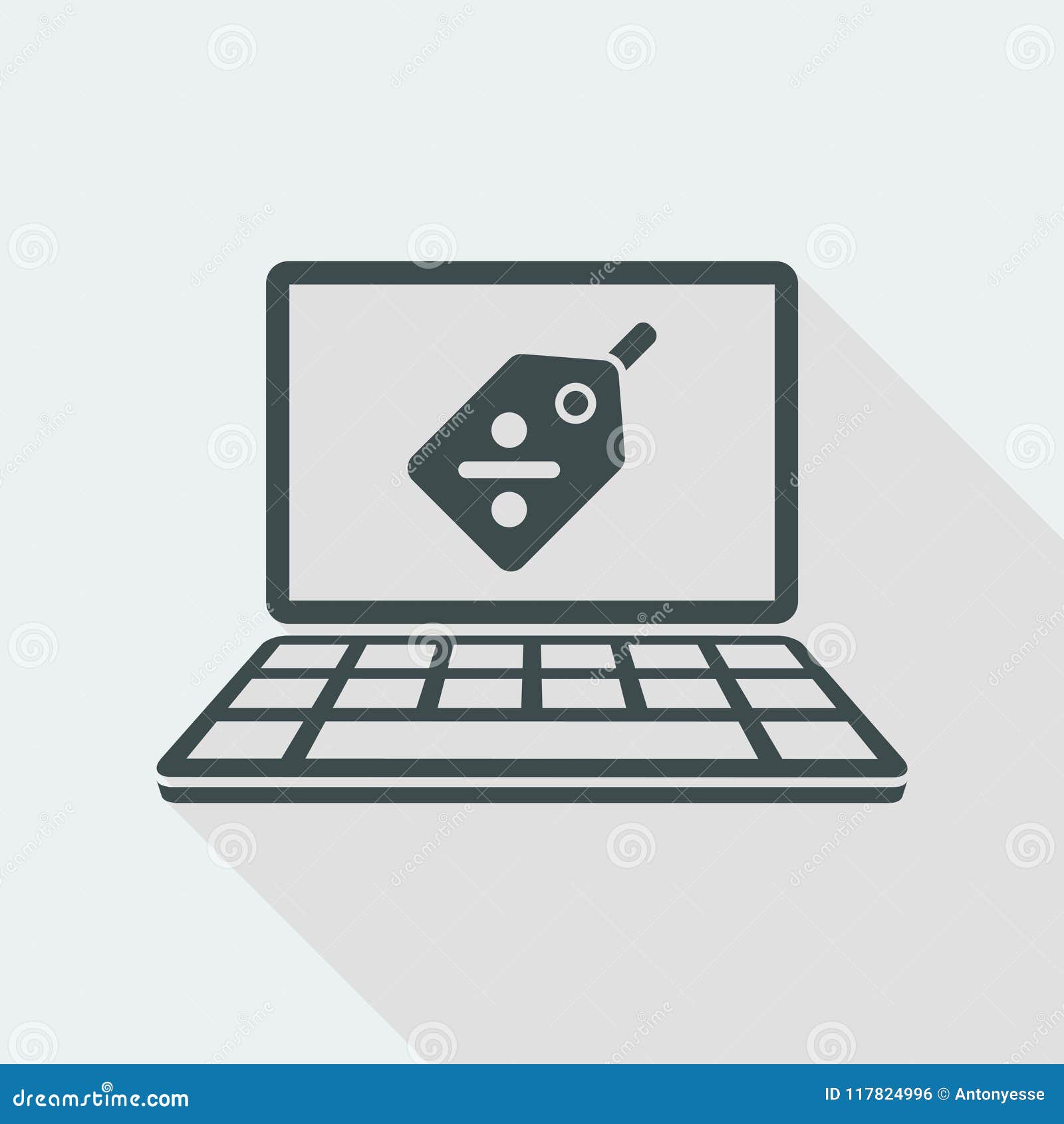 Digital Discount Label Icon Stock Vector - Illustration of purchase ...