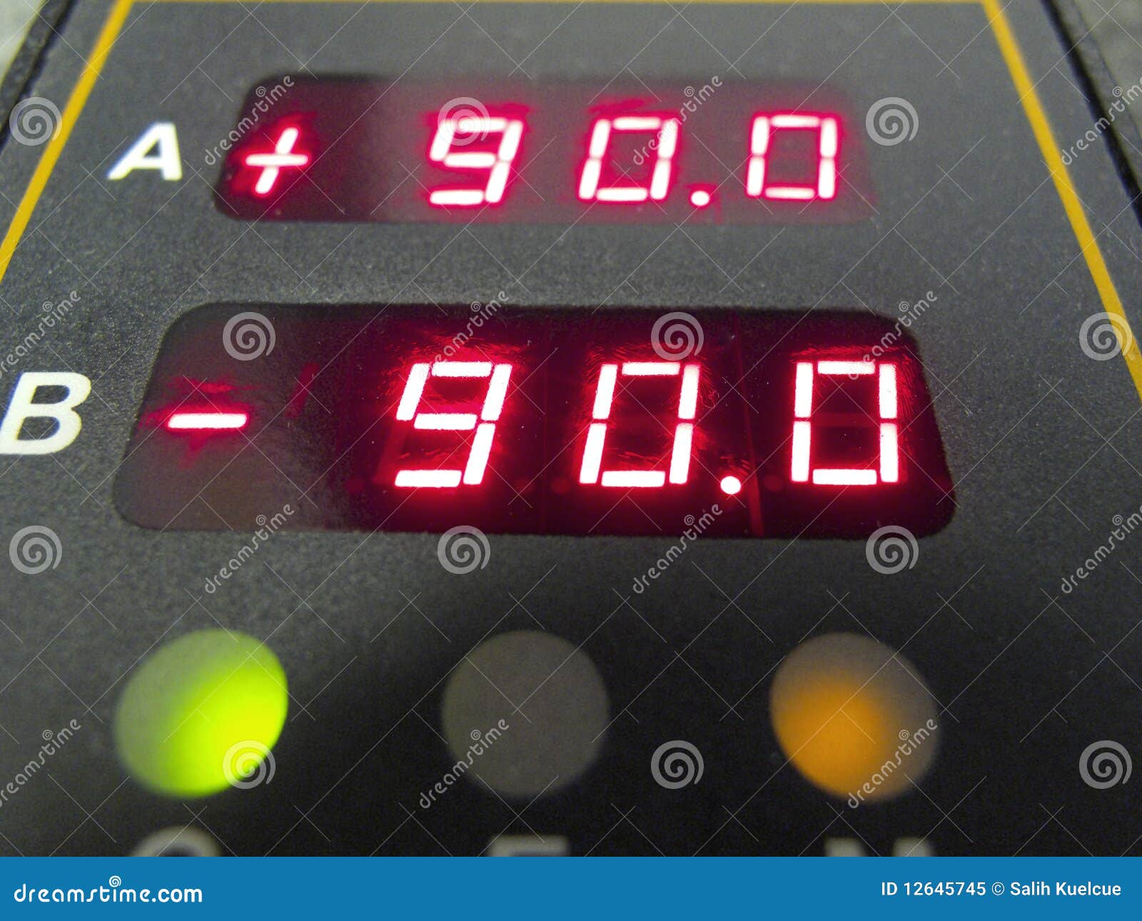 Digital display stock image. Image of engineering, measuring - 12645745