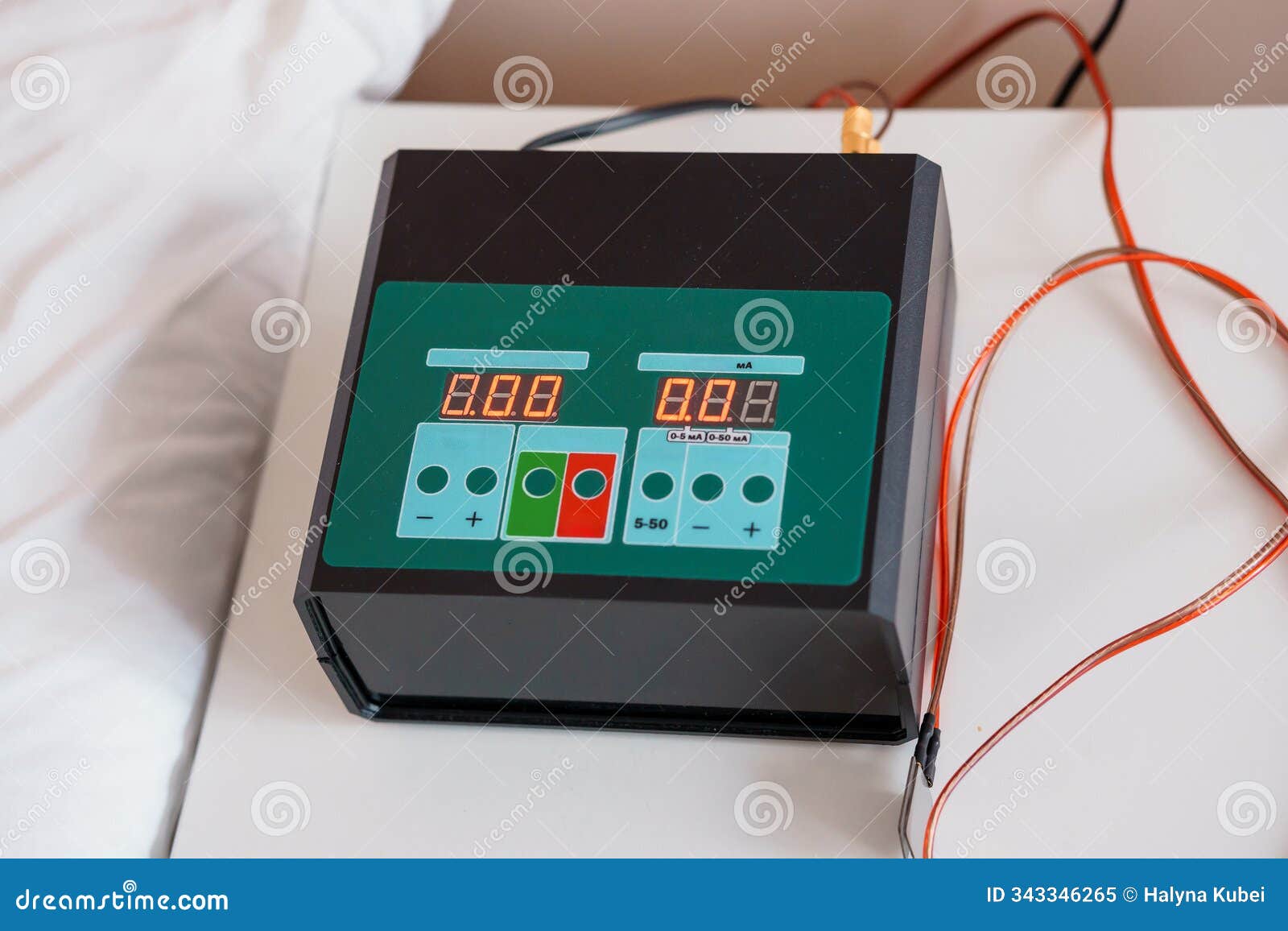 Digital Display Device with Dual Readouts and Control Buttons on a ...