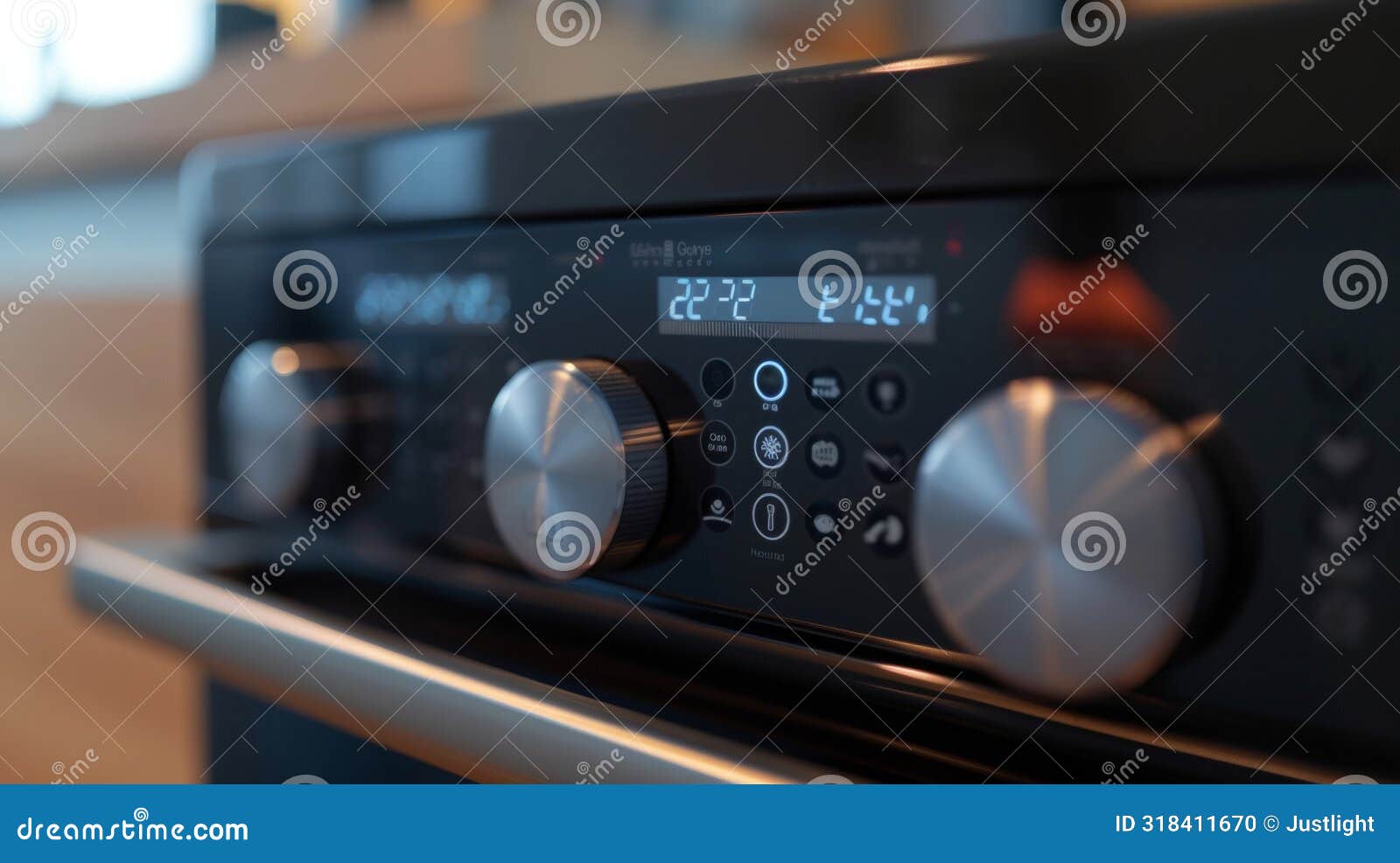 A Digital Display Features Various Drying Options with Buttons for ...