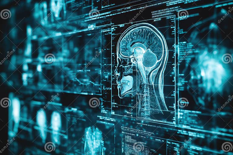 Visual Representation of Brain Anatomy and Neural Data in a Futuristic ...