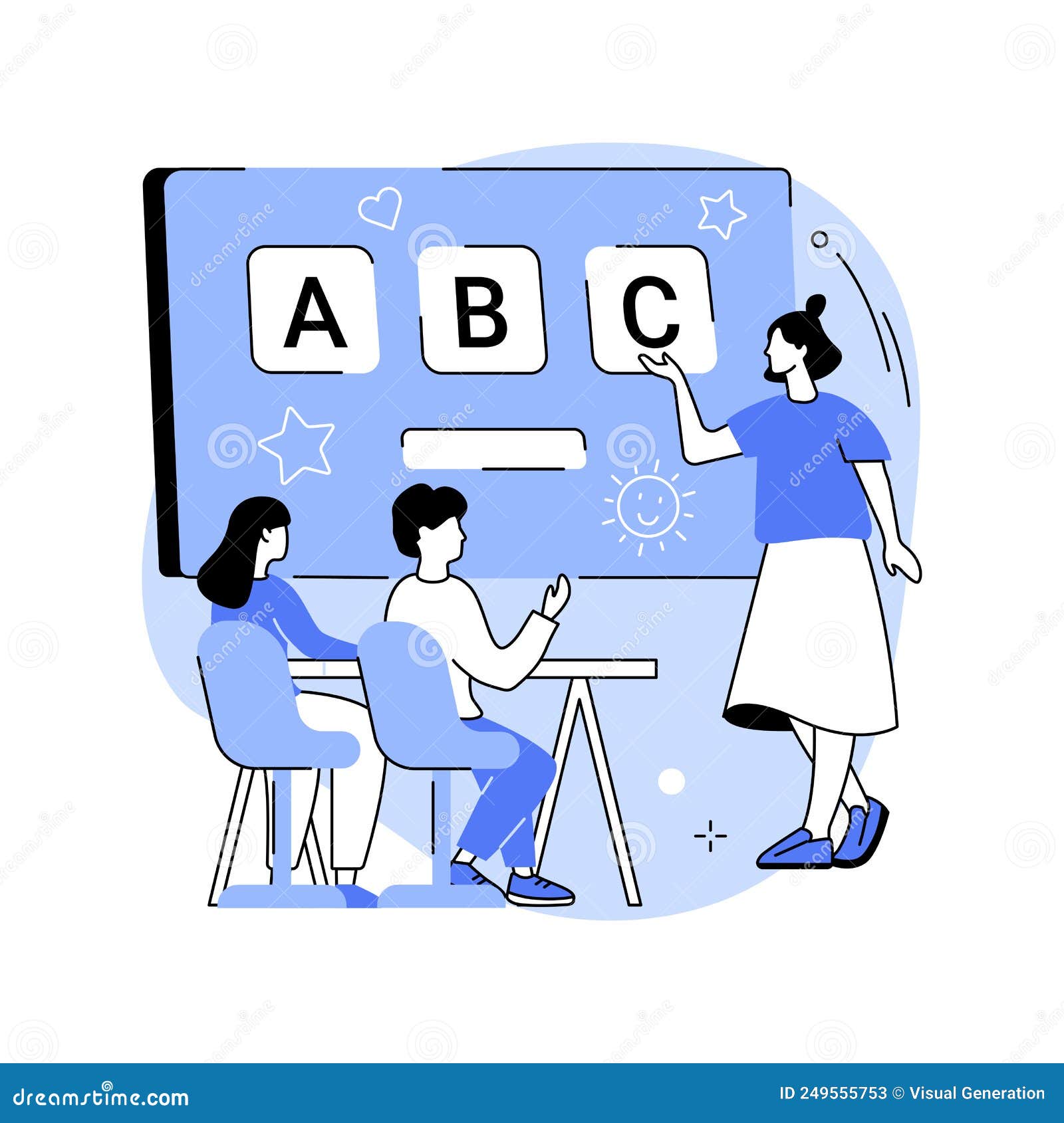 Digital Display Isolated Cartoon Vector Illustrations. Stock Vector ...