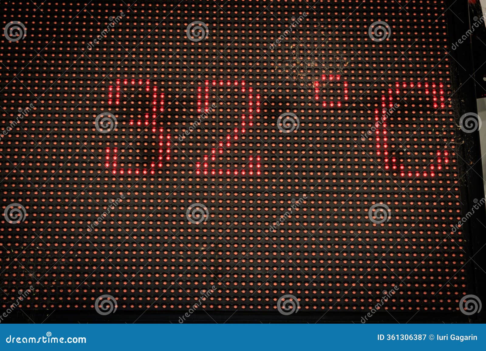 Digital Display Showing Temperature at 32 Degrees Celsius Stock Image ...