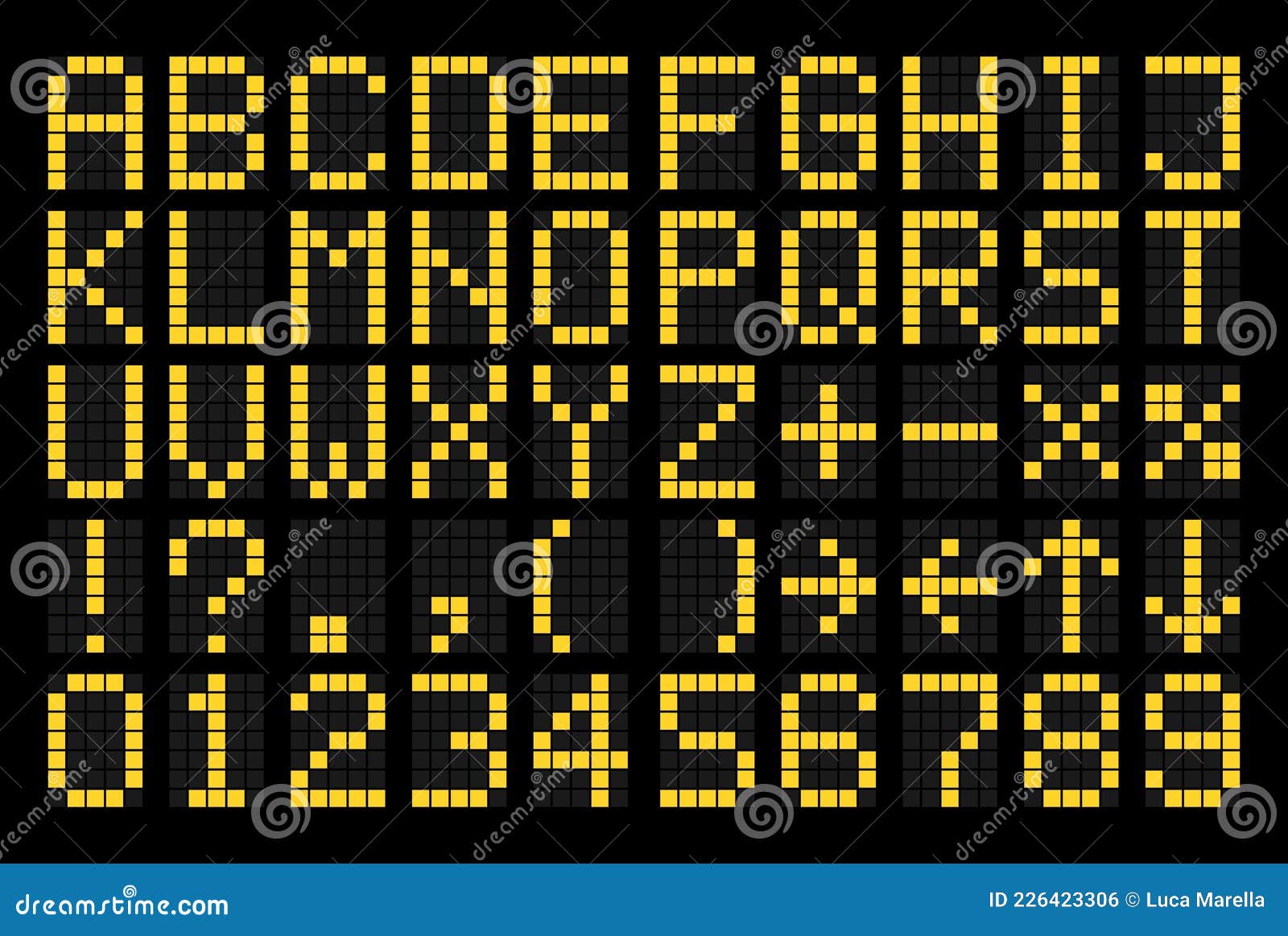 Yellow Pixelated Backgrounds. Business Orange Pattern Backdrops With ...