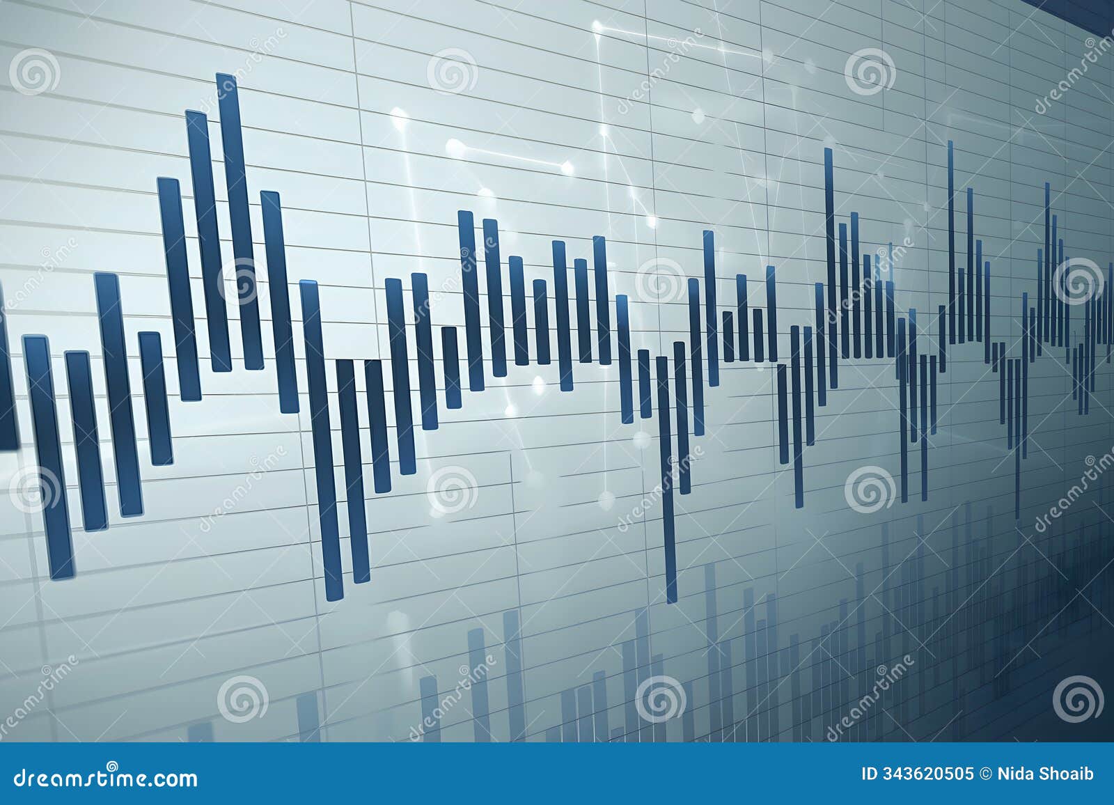 Digital Display with Waveform Modern, Tech Oriented Aesthetic. Stock Illustration - Illustration ...